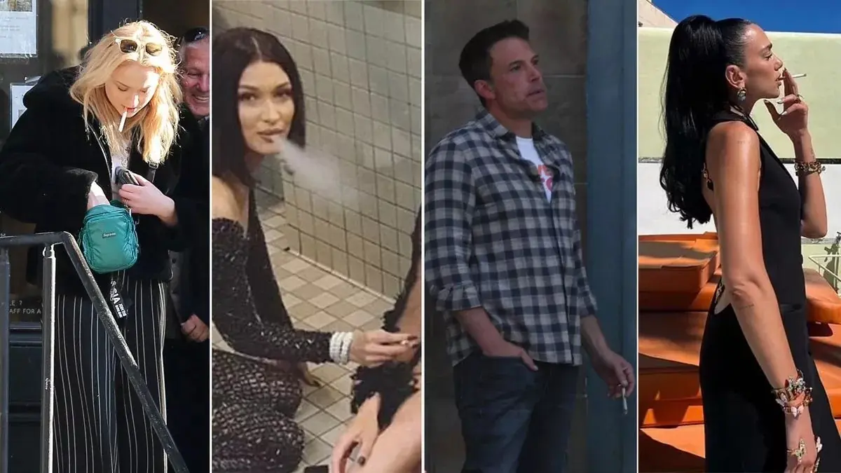 Showbiz's secret celebrity smokers revealed